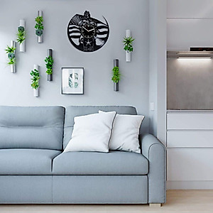 Kovides U.S. Army Vinyl Record Wall Clock USA Army Wall Art Wall Clock Large U.S. Arm Vinyl Clock Army Clock U.S. Army Wall Clock Modern U.S. Army Gift U.S. Army Home Decoration Gift for Men