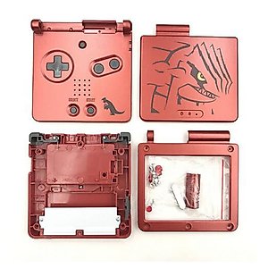 Full Housing Shell Pack Case Cover for GBA SP Gameboy Advance SP Shell Case with Buttons Kit (D)