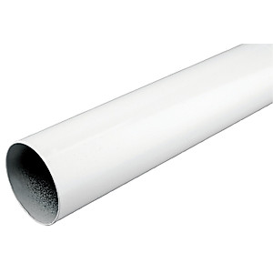 Knape & Vogt 0018-6 John Sterling Closet Pole, 72-Inch, White