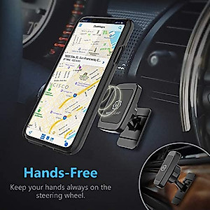 WixGear (2 Pack Universal Stick On Dashboard Magnetic Phone Car Mount, for Cell Phones and Mini Tablets with Fast Swift-snap Technology, (Newer Bigger Model)