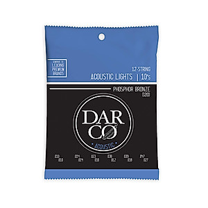 Darco Acoustic Strings, 92/8, 12 String, Light