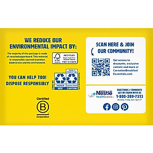 Carnation Breakfast Essentials Ready-to-Drink, Creamy Strawberry, 8 FL OZ Bottle (Pack of 6) (Packaging May Vary)