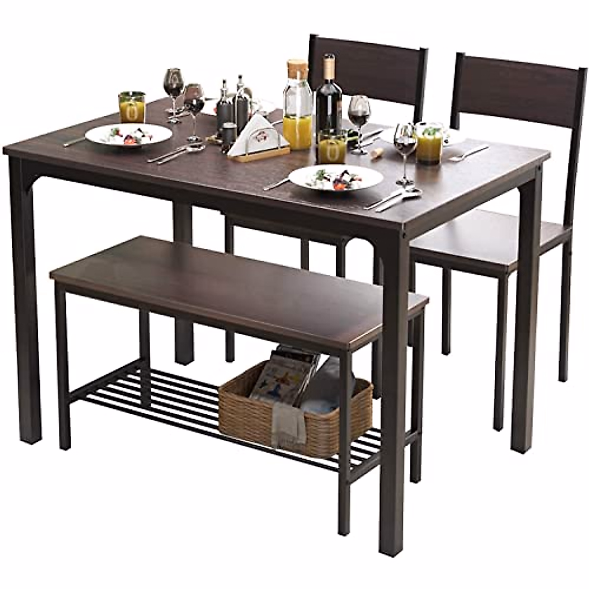 SDHYL GCCZ1008 Dining Room Sets, Brown