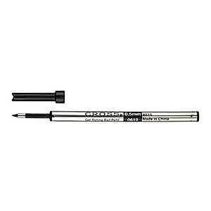 Cross Gel Rollerball Pen Refill - Black Fine (0.5MM) - Single Pack