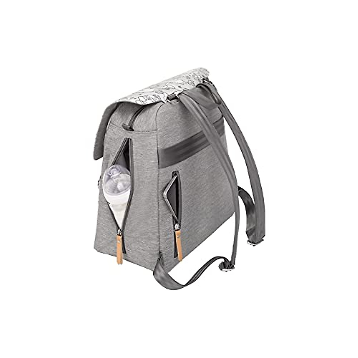 Petunia Pickle Bottom Meta Backpack, Diaper Bag for Parents, Stylish Organizer, Spacious and Sleek, On-The-Go Moms and Dads, Disney's Playful Pooh