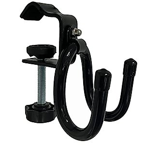 Pmsanzay Desk Store Clamp-On Skateboard Holder/Skateboard Hook /Mini Cruiser Hanger | Provides a Convenient Place to Hang Skateboard or Longboard to Reduce Clutter - 20 lb. Capacity - No Board