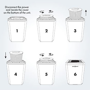 Safe-Mate H13 Air Purifiers Replacement Filter 210 SQFT [19.5M2] [SM049000/KJ130 Compatible] True HEPA Air Filter Removes Pet Allergies, Dust, Smokes, Pollan, Large Particles - Lasts for 180 Days