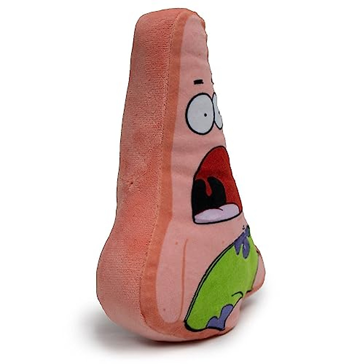 Buckle-Down Dog Toy, Nickelodeon, Plush Squeaker Spongebob Squarepants Surprised Patrick Starfish, 8" x 6" (DTPT-SQBL)