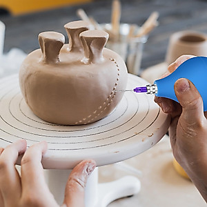 Dandat 102 Pcs Pottery Tools Supplies Ceramic Precision Applicator, Precision Tips Applicator for Ceramic Bottles Glaze 3 Ounce Clay Tools Set, Slip Trailing Pottery Glaze Squeeze Bottle