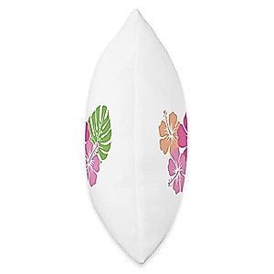 Coconut Girl Y2K 2000s Aesthetic Summer Throw Pillow, 16x16, Multicolor