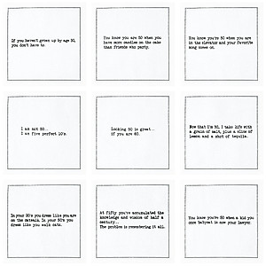 Five Star Napkins 50th Birthday Quotes White Cotton Cocktail Napkins, Beverage Napkins, Bar Napkins, Cloth Napkins, Party Napkins, Events, Holidays, Weddings, Birthdays, Disposable, 4.5" x 4.5"- (50x)