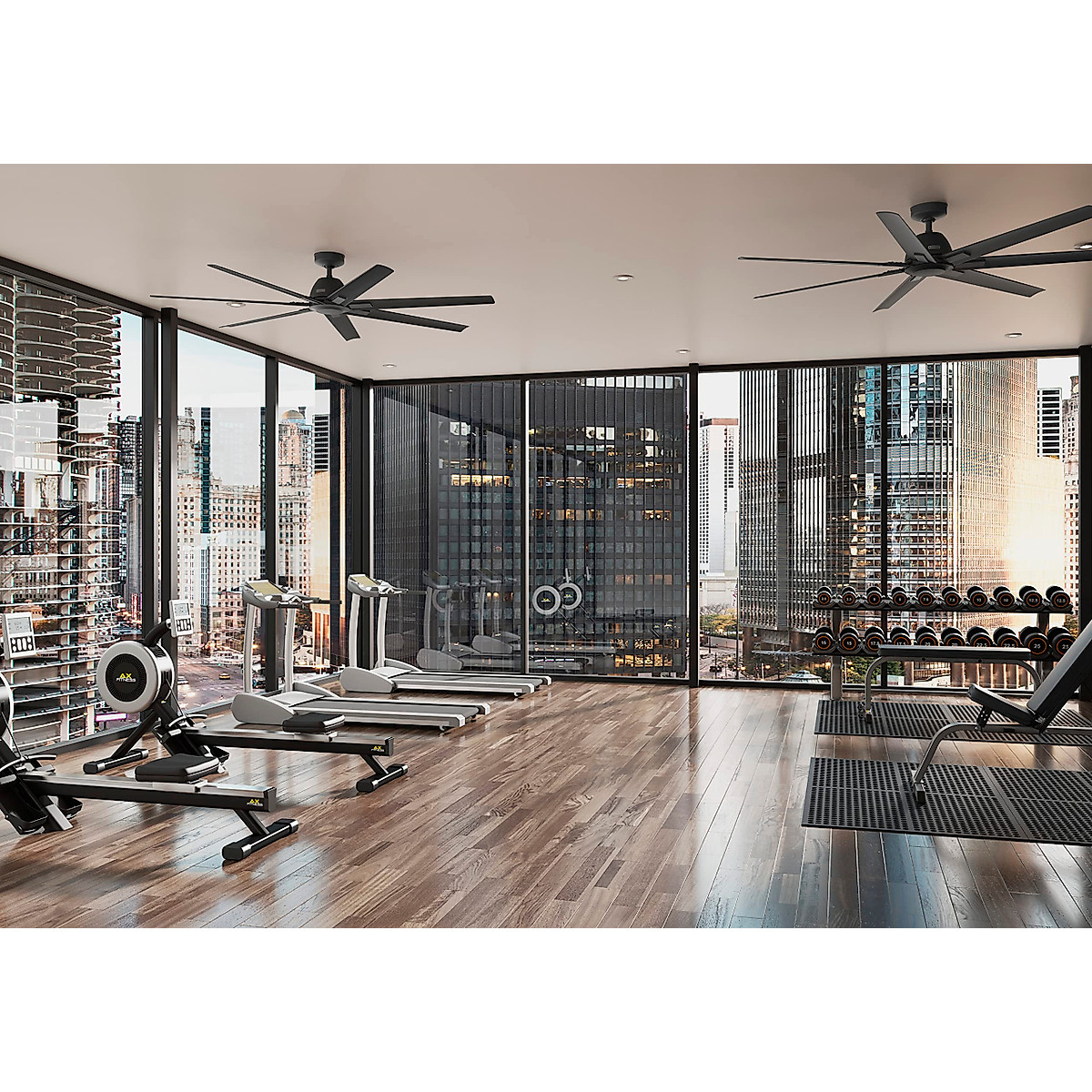 Hunter Fan Company 51592 Downtown Ceiling Fan, Matte Black, AAA