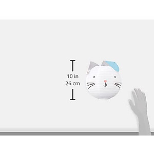 amscan Multicolored Bunny Shaped Paper Lanterns, 3 Ct. | Easter Decoration