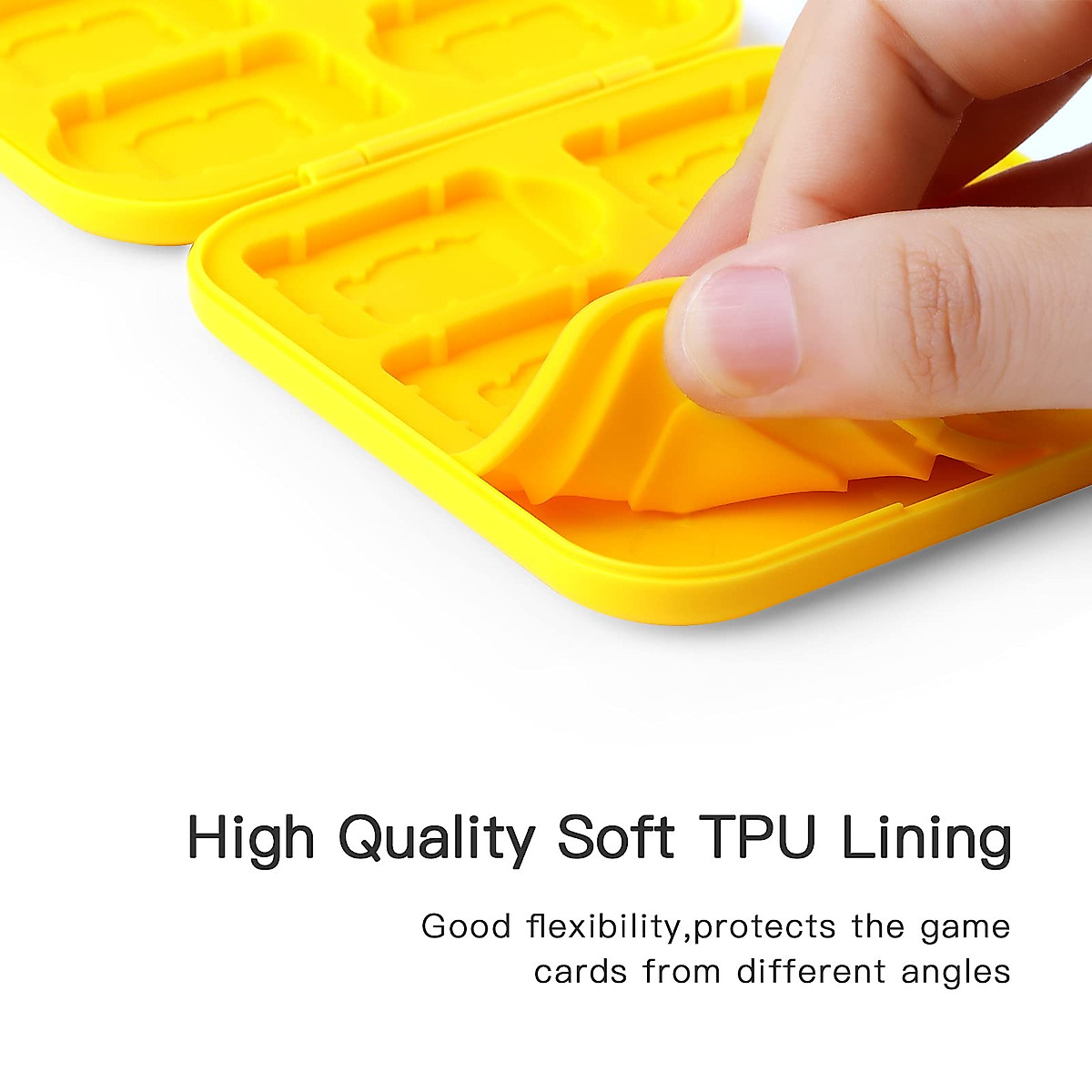 UFOPETIE Card Case for Nintendo Switch Game Card,Compatible with Nintendo Switch Case Animal Crossing Theme,Game Case for Animal Crossing Card,for Switch Accessories-Thumb Grip 2PCS UFOPETIE Island