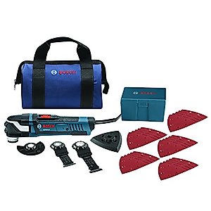 BOSCH StarlockPlus Oscillating Multi-Tool Kit with Snap-In Blade Attachment GOP40-30B