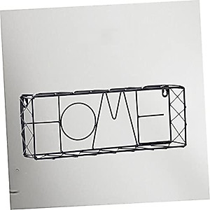 ORFOFE Jewelry Organizer Stand Shelves for Storage Wall Mounted Wall Mounted Hooks Wall Mounted Jewelry Organizer Kitchen Rack Metal Wire Basket Shelves Storage Rack Hook up Shelf Ledge