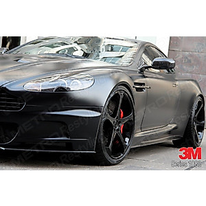 3M 2080 S12 SATIN BLACK 5ft x 4ft (20 sq/ft) Car Wrap Vinyl Film