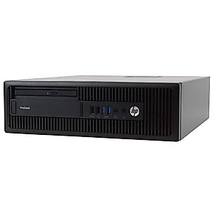 HP Desktop 600 G2 Computer Intel Quad Core i5-6500 3.2-GHz, 16GB Ram, 1 TB, with 19in LCD Monitors, DVD, WiFi, Windows 10 (Renewed) ¦