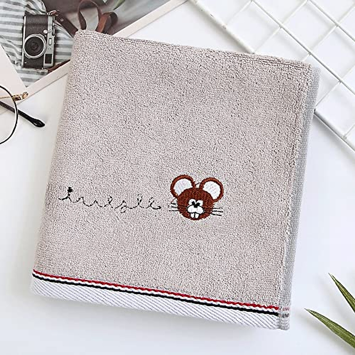 YTYZC Microfiber Towel Household Super Soft Absorbent Face Towel Womens Men Bath Towel Fiber Bathroom Washcloth (Color : D, Size : 1pcs)