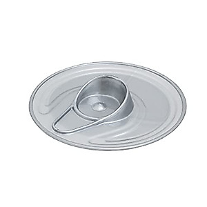 Restaurantware 4 oz Round Silver Plastic Tin Can - with Lid - 2 1/2" x 2 1/2" x 2 3/4" - 20 count box