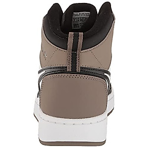 Reebok Unisex Resonator Mid Running Shoe, White/Black/Trek Grey, 12 US Men