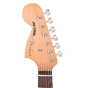 Fender Kurt Cobain Jag-Stang Electric Guitar, with 2-Year Warranty, Sonic Blue, Rosewood Fingerboard, Left-Handed