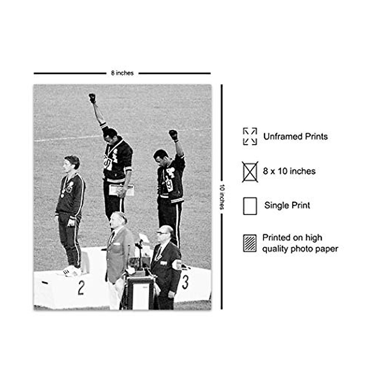 African American Wall Art - Black Wall Art - African American Wall Decor - Civil Rights Poster - Black History - Black Heroes - African American History - Black Pride - Picture Print