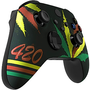 Custom Controllerzz Wireless Controller for Microsoft Xbox Series X/S & Xbox One - Custom Soft Touch Feel - Custom Xbox Series X/S Controller (X/S Red)