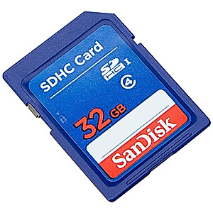 SanDisk 32GB SDHC Flash Memory Card (SDSDB-032G-B35) (Label May Change)