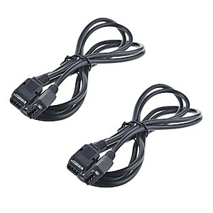 TraderPlus 2 Pcs GBC Link Cable Two Player Link Connect Cable Cord for Nintendo GameBoy Color GameBoy Pocket GBC GBP GBL