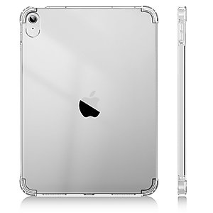 DTTO Clear Case for iPad 10th Generation 2022 - [Yellowing Resistant] Slim Lightweight Transparent Soft Cover for iPad 10.9 Inch, Clear