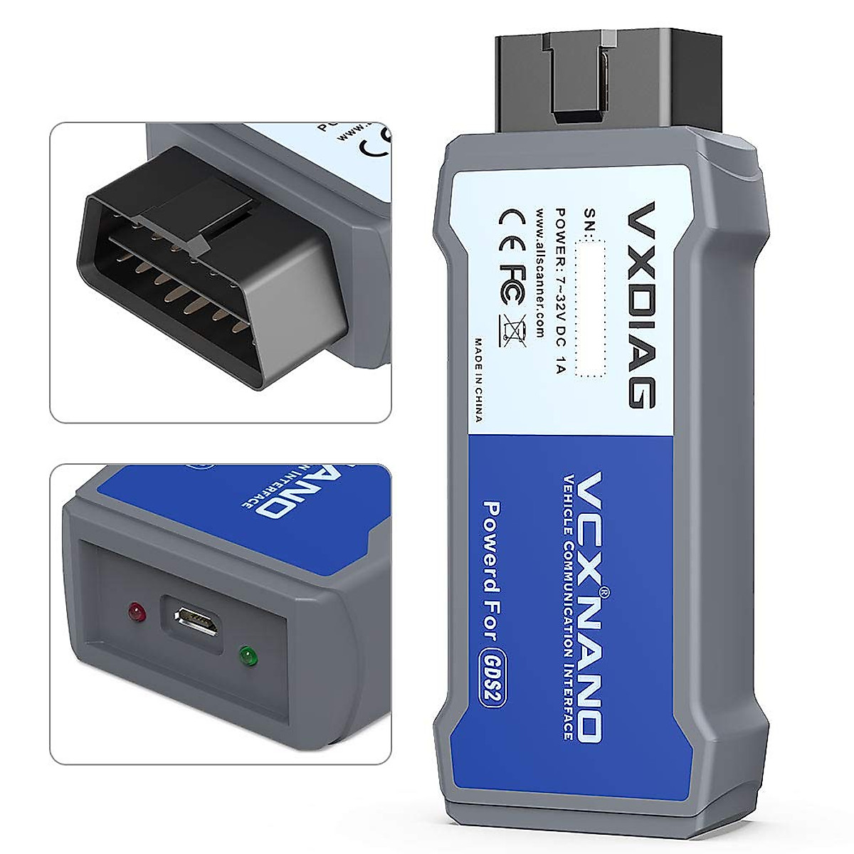 VXDIAG VCX Nano Diagnostic Programming System Compatible for GM/Opel