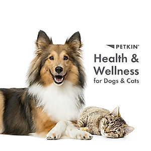 Petkin Fingertip Ear Wipes for Dogs and Cats, 50 Finger Wipes - Slip-On, Snug Fit, Micro-Bristle Fabric - Cleans Ears, Dirt, Odor and Wax - Convenient, Ideal for Home and Travel - Fresh Scent