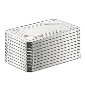 TigerChef TC-20441 Aluminum Foil Lids for Full Size Steam Table Pans with Recipe Card, 21" x 13" Size, Full Size Lids (Pack of 25)
