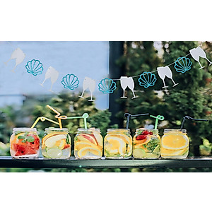 UOREND Glitter Last Toast On The Coast Bachelorette Party Banner,Beach Themed Birthday Party Decorations,Champagne Party Decor,Drunk In Love Bachelorette Party Decorations，Tropical Coastal Bach Party Decor,Engagement Wedding Bridal Shower Garland Bunting