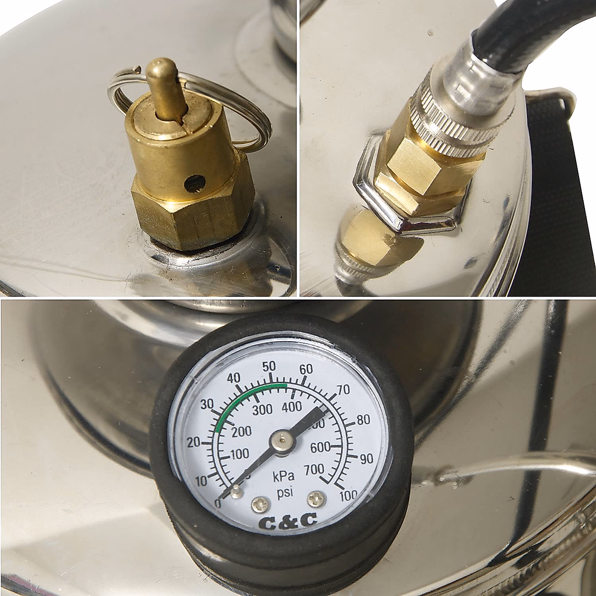 sprayers in lawn and garden with extension wand and metal Stainless Steel handheld pump pump sprayer 1 gallon for home cleaning decks siding