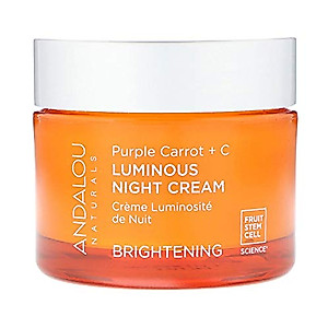 Andalou Naturals Night Crm Prpl Carrot+c