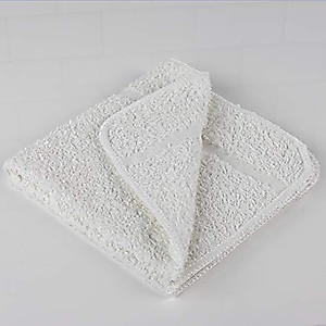 1888 Mills Durability Bleach Safe, Microfiber Alternative, 24-Piece Utility Washcloth Set-White