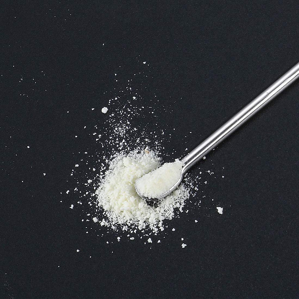 uxcell Micro Lab Sampling Reagent Spoon 304 Stainless Steel 2 in 1 Double Head Laboratory Mixing Spatula 125mm 2Pcs