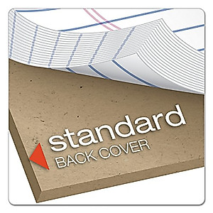 Ampad 20-208 Evidence 3" x 5" Narrow Perforated Writing Pads - White (12 Pads of 50 Sheets Each)