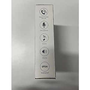 Doohoeek Snowboard Ski Helmet Headphones, True Wireless Earbuds Bluetooth with Charging Box for Audio Ready Helmet, 50+ Hours Work Time Headsets LED Display for Snowboarding Skiing Climbing Biking