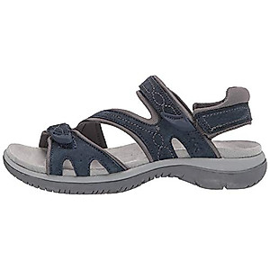 Dr. Scholl's Shoes Women's Adelle Sandal, Navy, 8 US