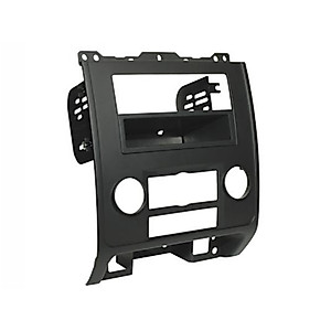 Scosche FD1436BLKB Compatible with 2008-12 Ford Escape / Mercury Mariner / Mazda Tribute, ISO Double DIN & DIN+Pocket Dash Kit; Black