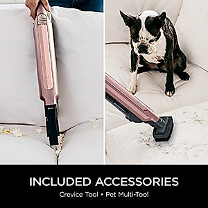 Shark WS632RGBRN WANDVAC System Ultra-Lightweight Powerful Cordless Stick Vacuum with Boost Mode, Charging Dock, Rose Gold