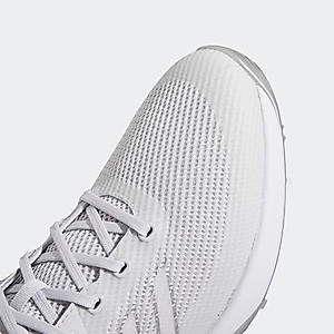 adidas Men's ZG23 Vent Golf Shoes, Dash Grey/Footwear White/Silver Metallic, 10.5