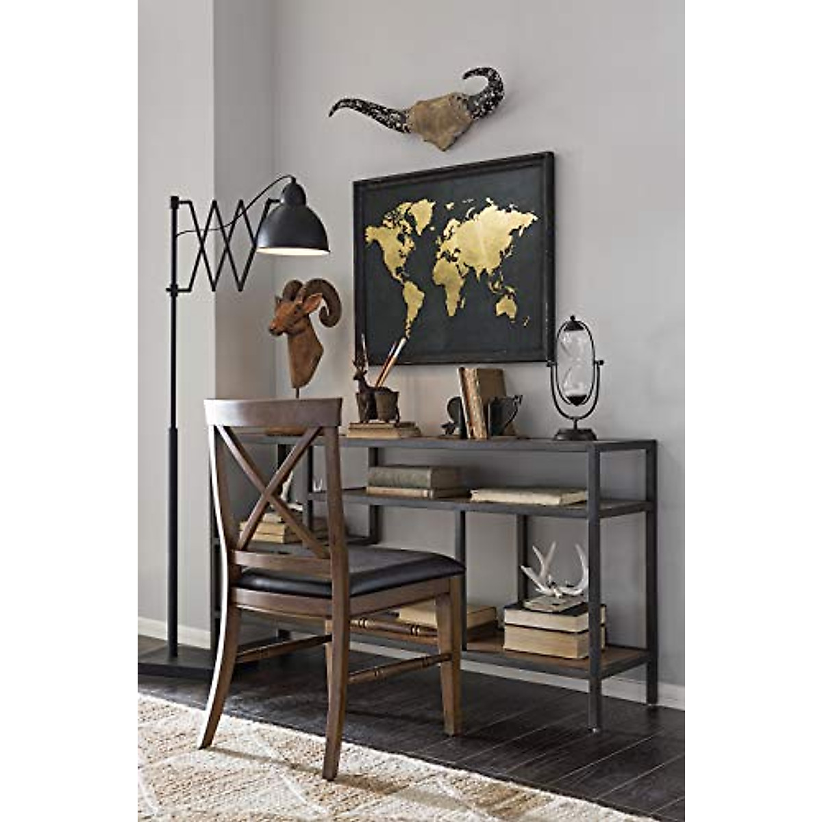 Decorative Metal & Glass Thirty Minute Hourglass