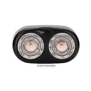 LUMINESS Silk & Smooth Duo Blade Hair Remover, Rose Gold