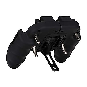 Heat Dissipation Mobile Phone Gamepad, Perfect Cooling Effect Gaming Handle, Mobile Phone Game Controller with Fan, Protect Mobile Phone for Home