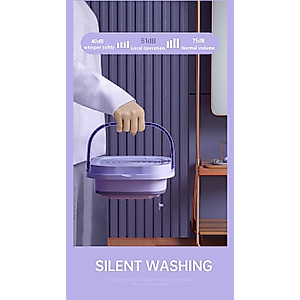 AFGSsm 8L Portable Washing Machine, Portable washer, mini washer with Soft Spin Dry for Apartments, Dormitories, Camping,RV(Green)