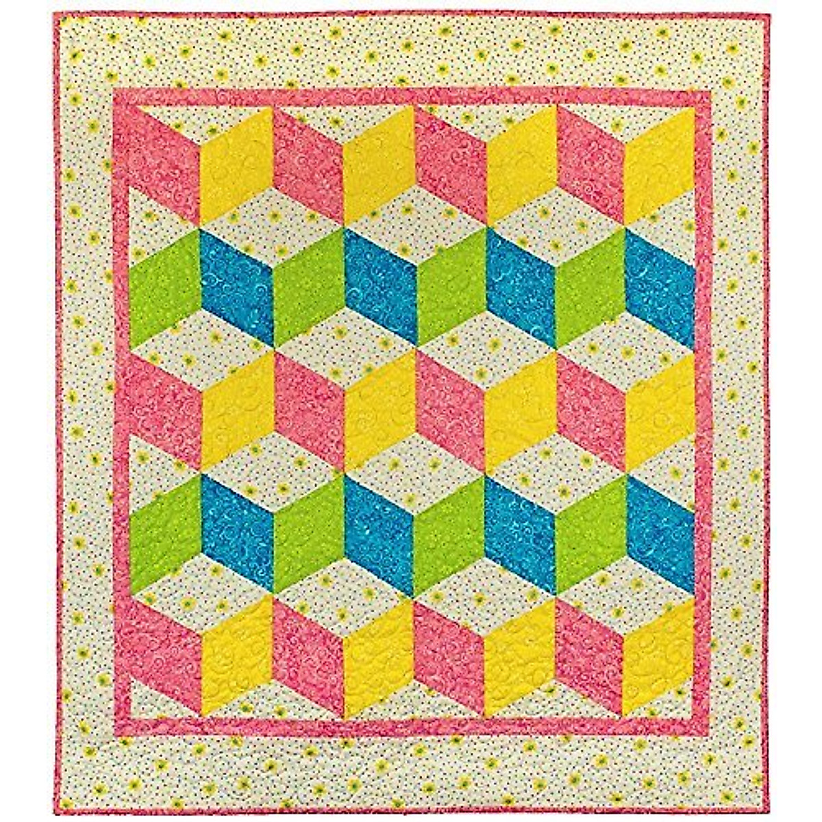 QuiltCut2 All-in-One Fabric Cutting System for Quilters - Includes Rotary Cutting Mat, Fabric Clamp, Cutting Guide, and Speed Gauge Ruler